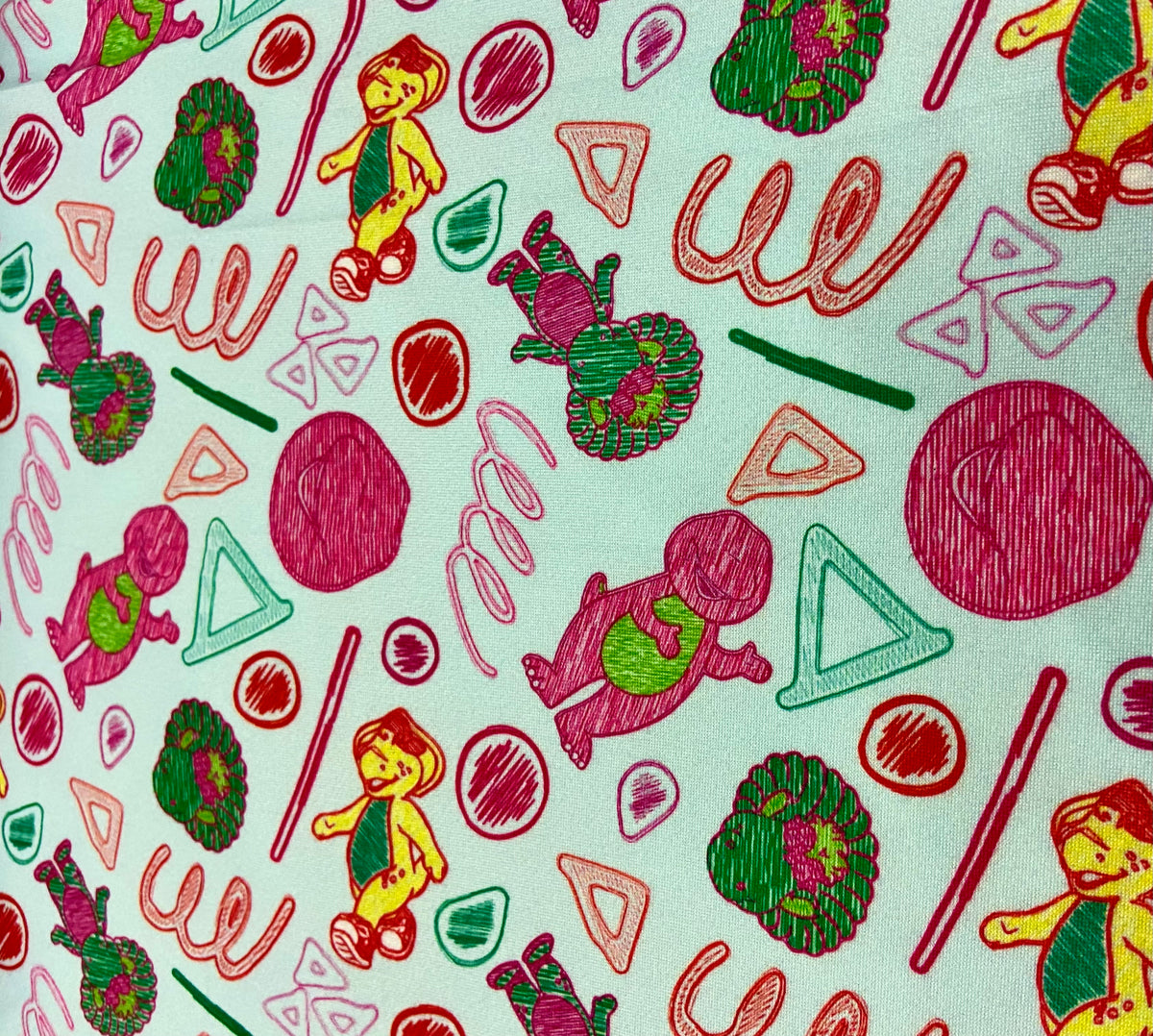 DBP Barney Sketches – Espinoza Fabrics